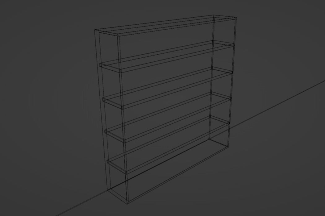 3D model Book Rack 3D model VR / AR / low-poly | CGTrader