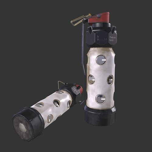 3D model Flash grenade VR / AR / low-poly | CGTrader