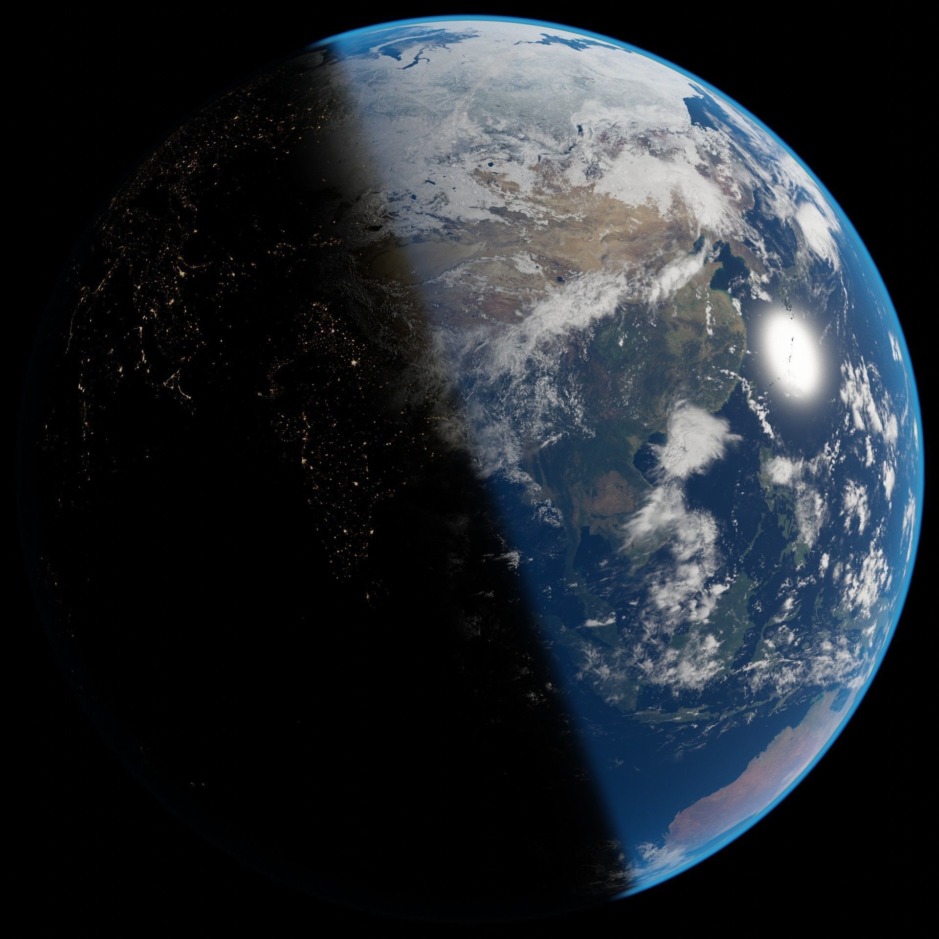 3D model Planet Earth 21K Eevee VR / AR / low-poly | CGTrader