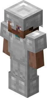 The armor silver minecraft character free 3D model rigged | CGTrader