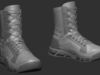 military boots 3D model | CGTrader
