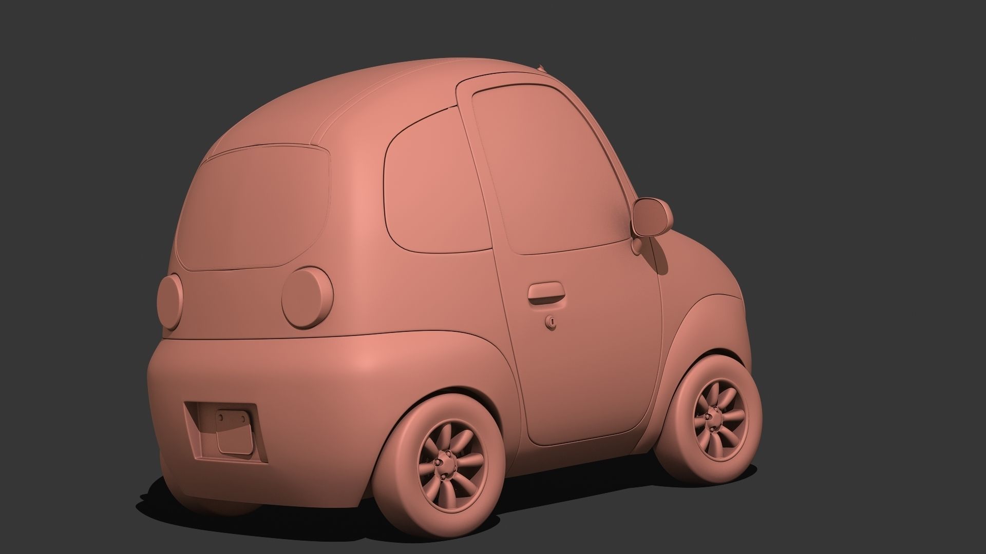 Cartoon Car 3D model | CGTrader