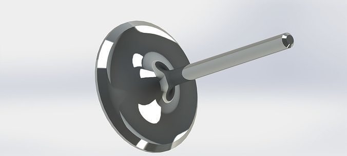 Engine Valve 3D model | CGTrader