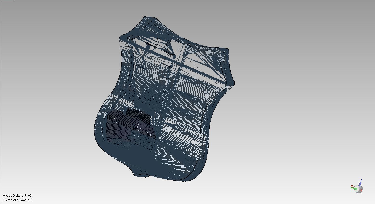 Magyar Kossuth-cimer - Hungarian coat of arms 3D model | CGTrader