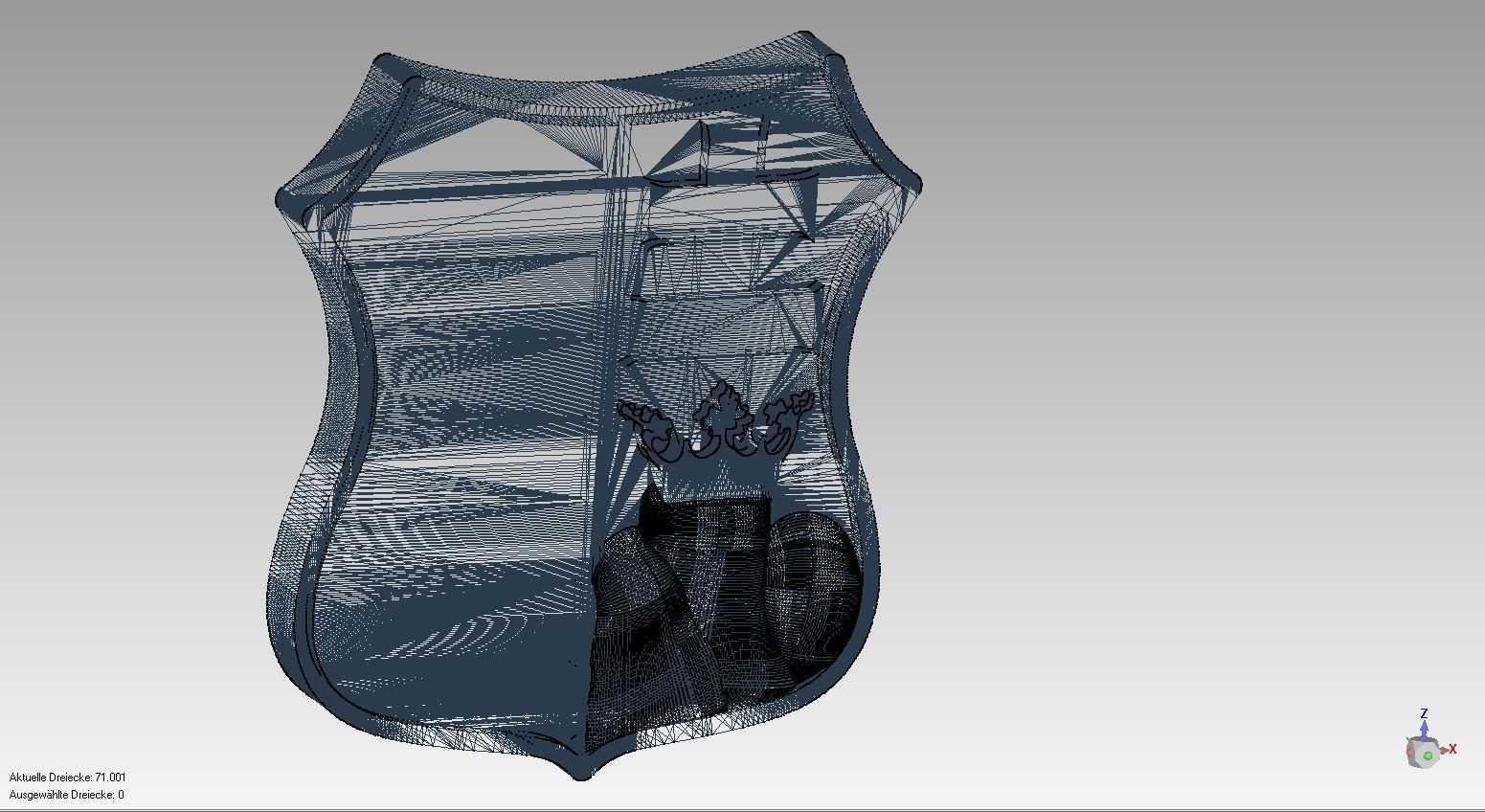 Magyar Kossuth-cimer - Hungarian coat of arms 3D model | CGTrader