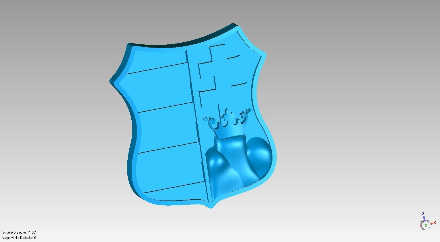 Magyar Kossuth-cimer - Hungarian coat of arms 3D model | CGTrader