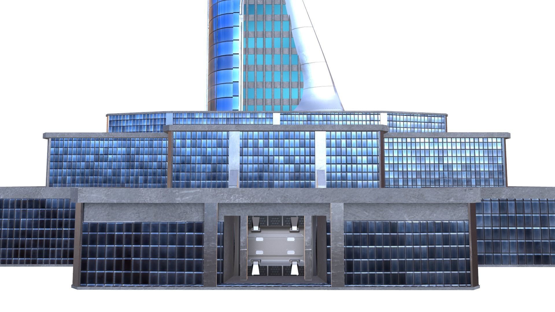 3D model Avengers Tower VR / AR / low-poly | CGTrader