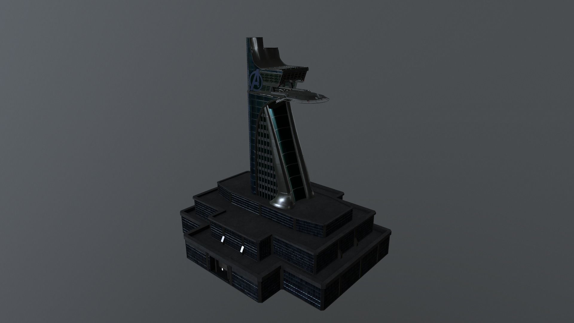 3D model Avengers Tower VR / AR / low-poly | CGTrader