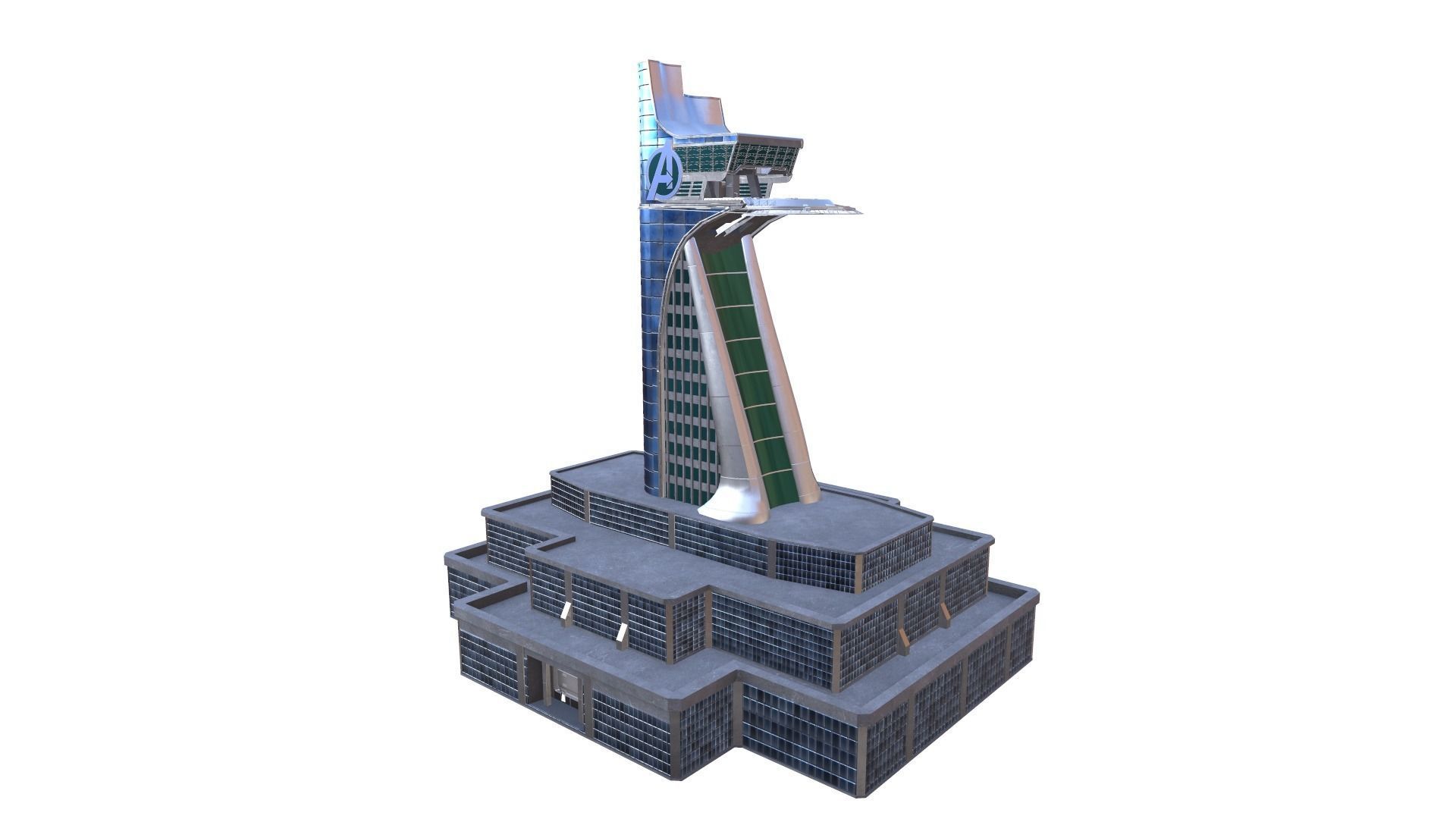 3D model Avengers Tower VR / AR / low-poly | CGTrader