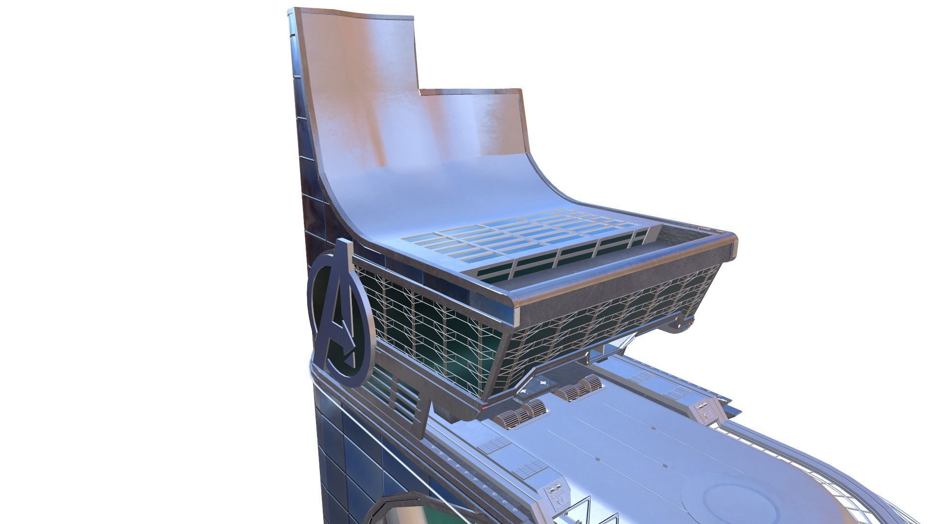 3D model Avengers Tower VR / AR / low-poly | CGTrader