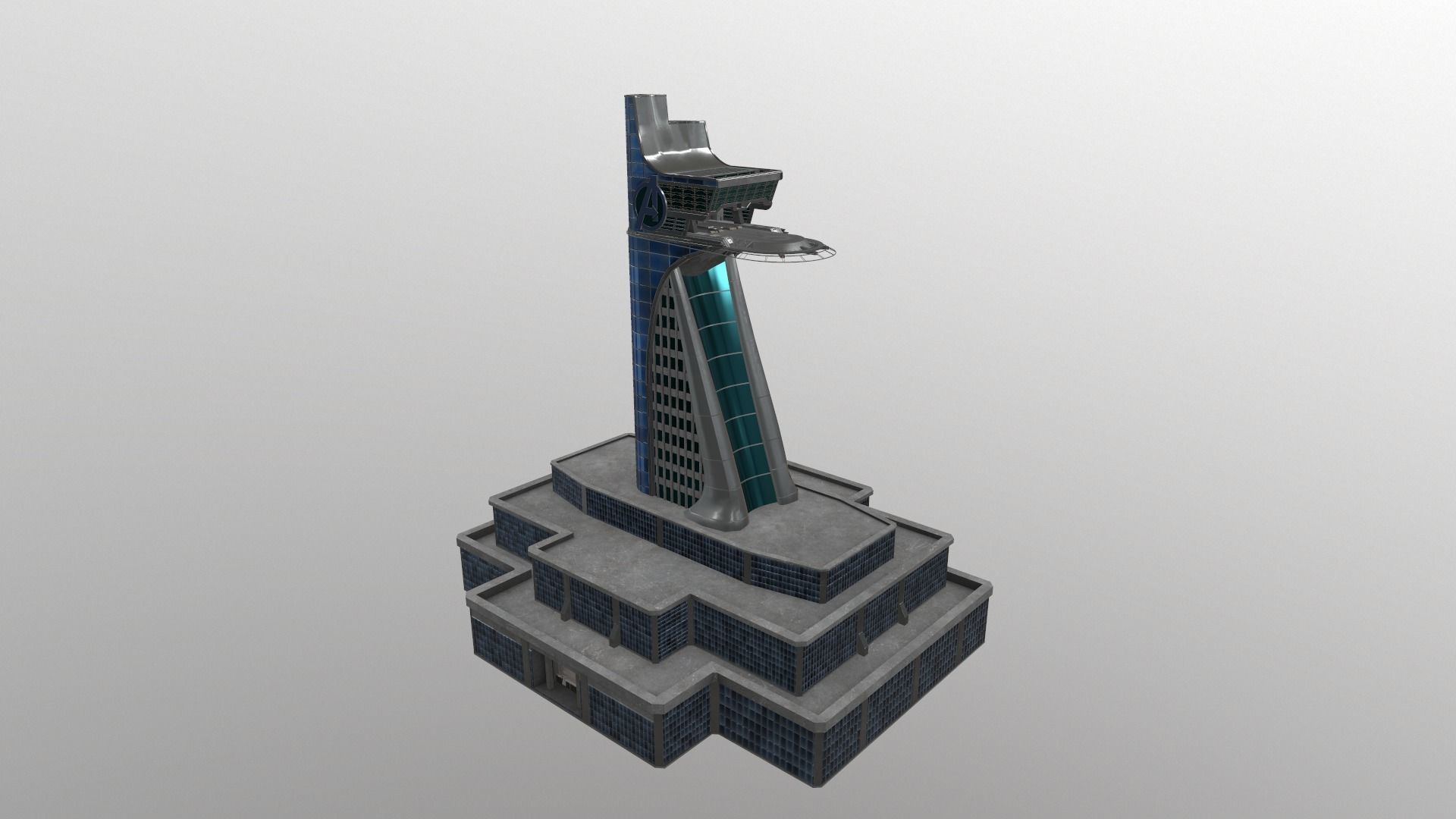3D model Avengers Tower VR / AR / low-poly | CGTrader