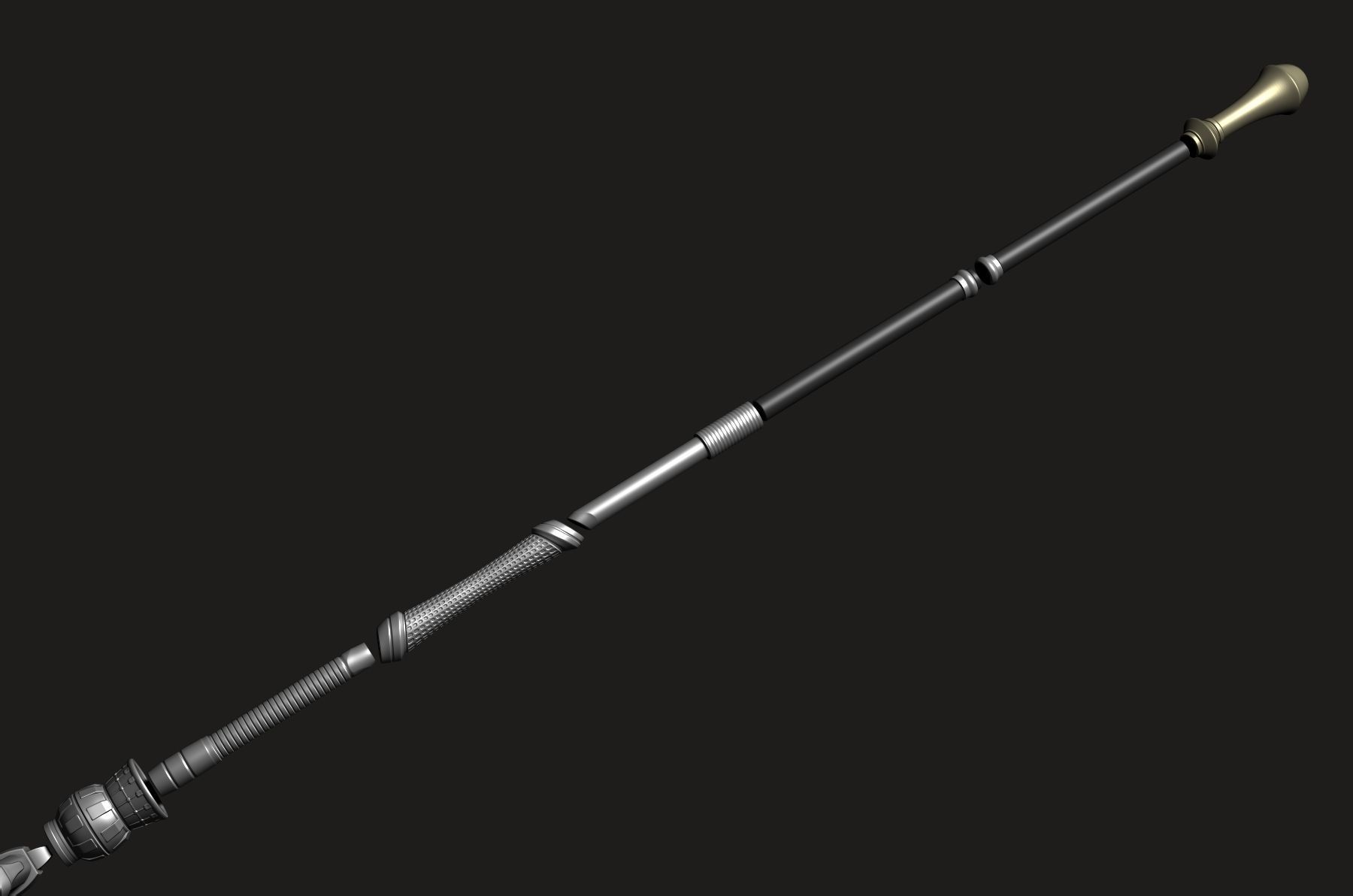 Horus staff 3D model 3D printable | CGTrader