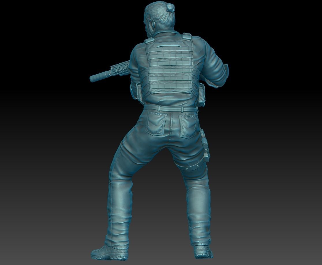 BLACK OPS SOLDIER 3D model 3D printable | CGTrader