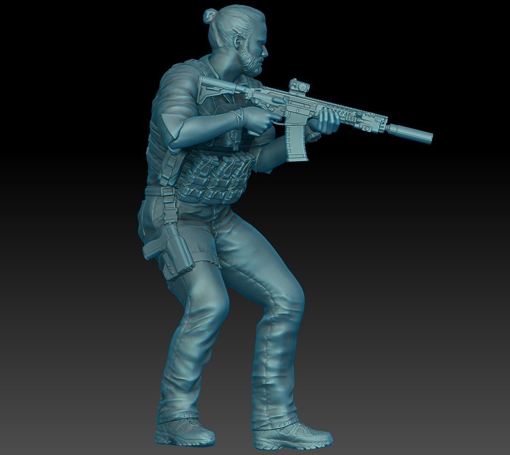 BLACK OPS SOLDIER 3D model 3D printable | CGTrader