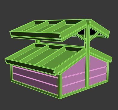 3D model Stall models VR / AR / low-poly | CGTrader