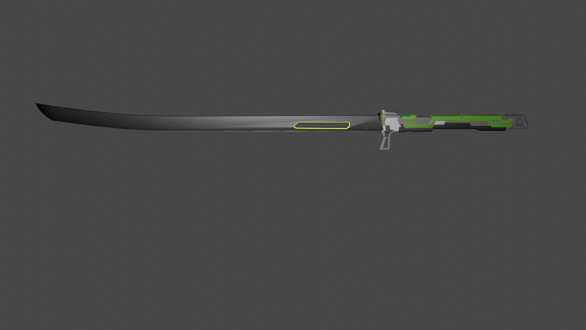 Futuristic Katana 3D model | CGTrader