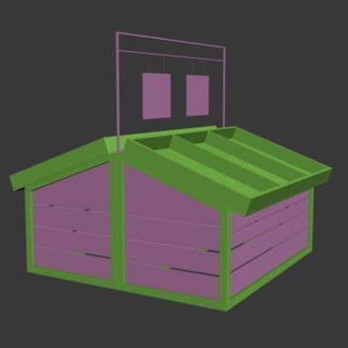 3D model Stall models VR / AR / low-poly | CGTrader