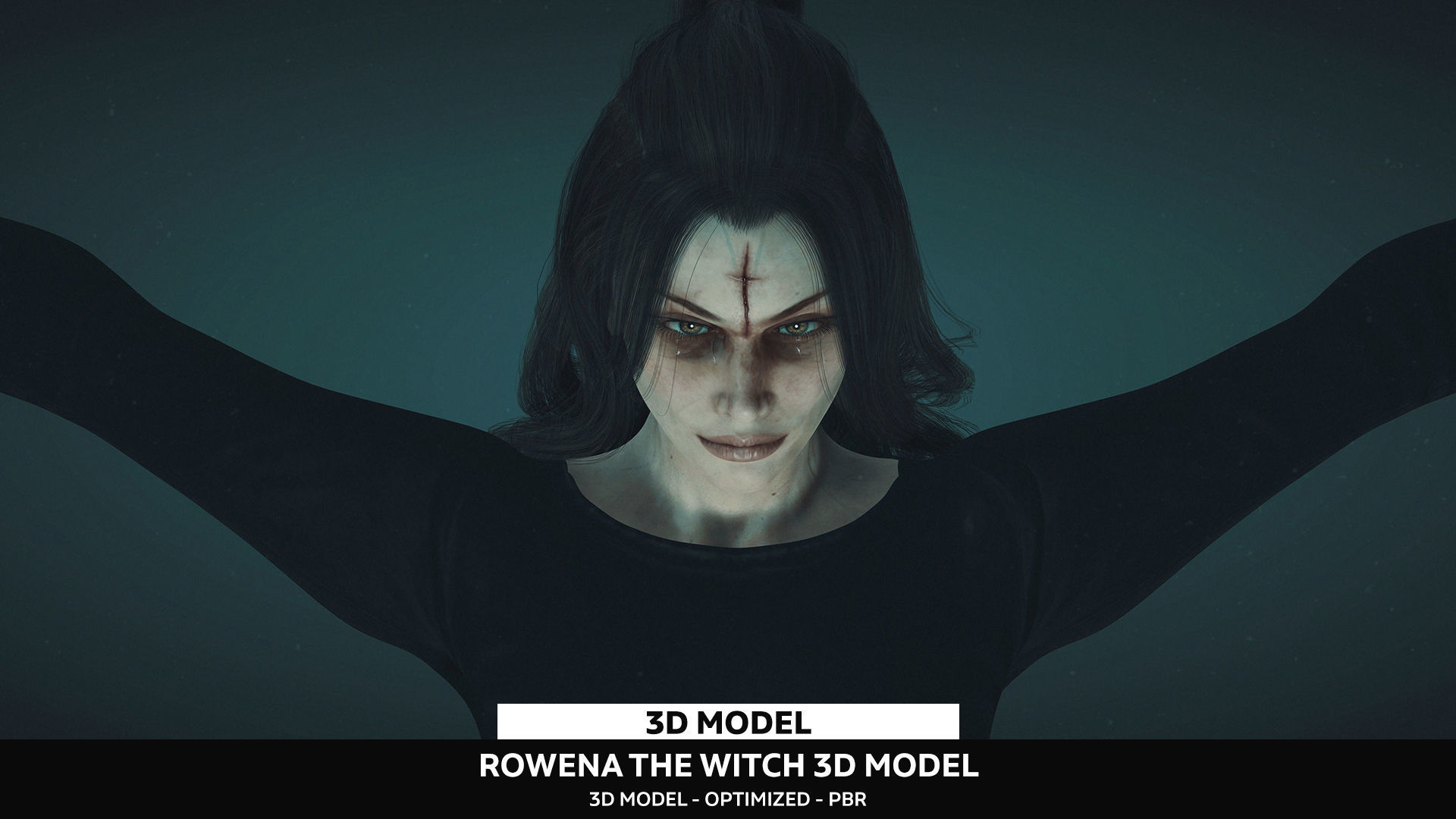 3D model Rowena 3D Character Model VR / AR / low-poly | CGTrader