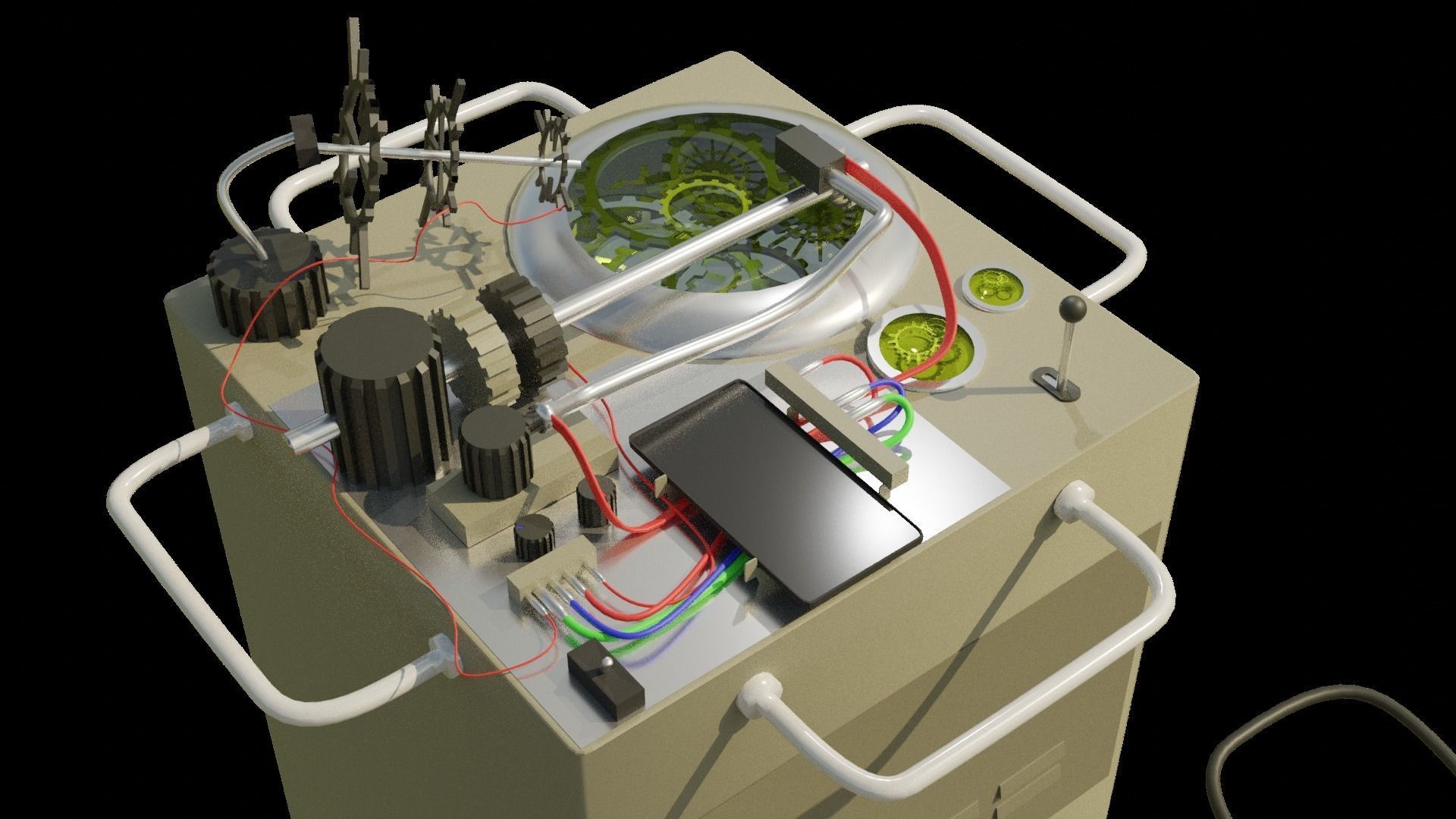 Time machine free 3D model | CGTrader