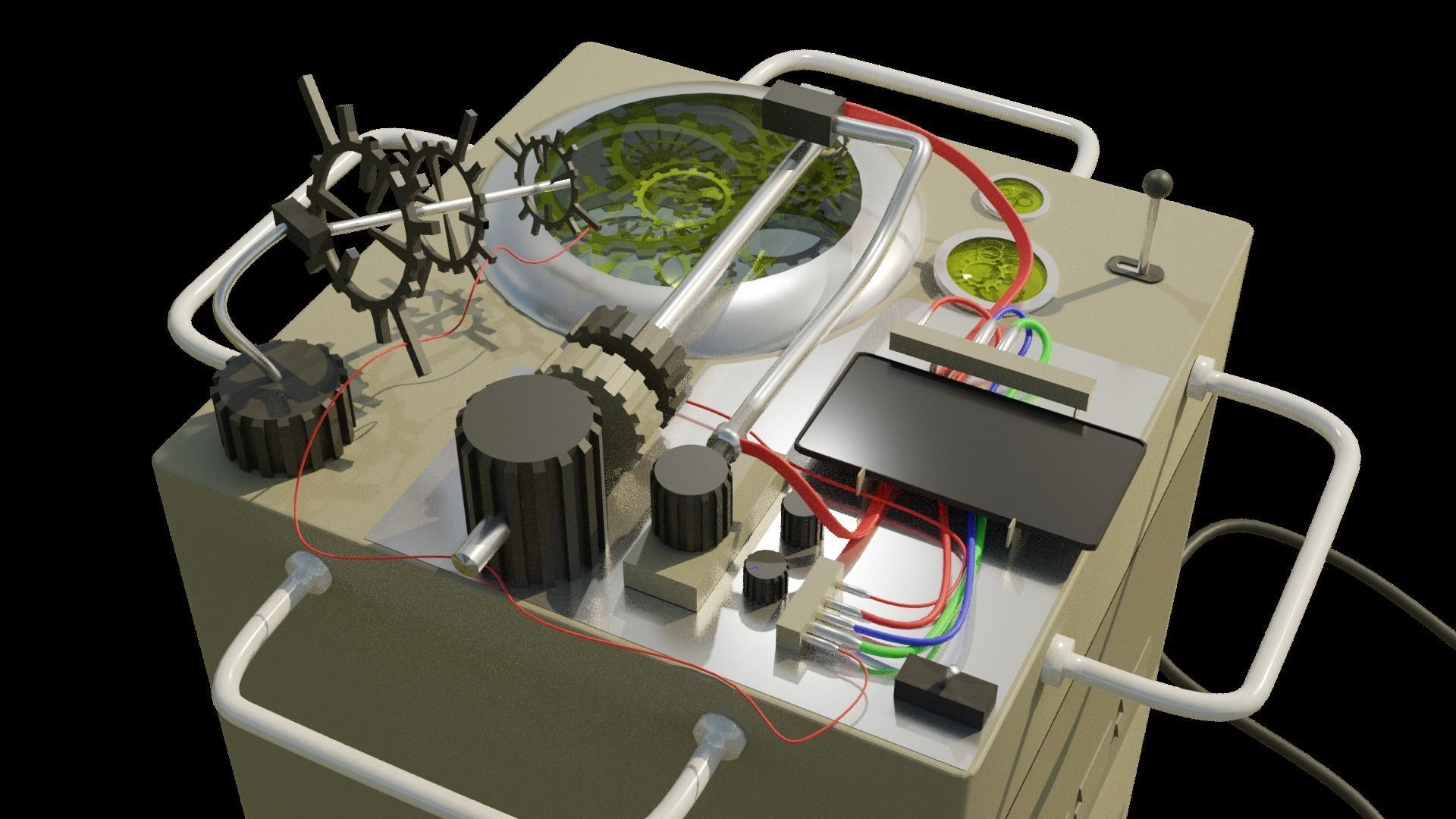 Time machine free 3D model | CGTrader