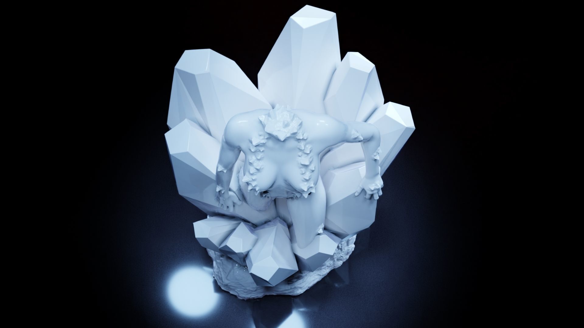 Crystal Demon 3D model 3D printable | CGTrader