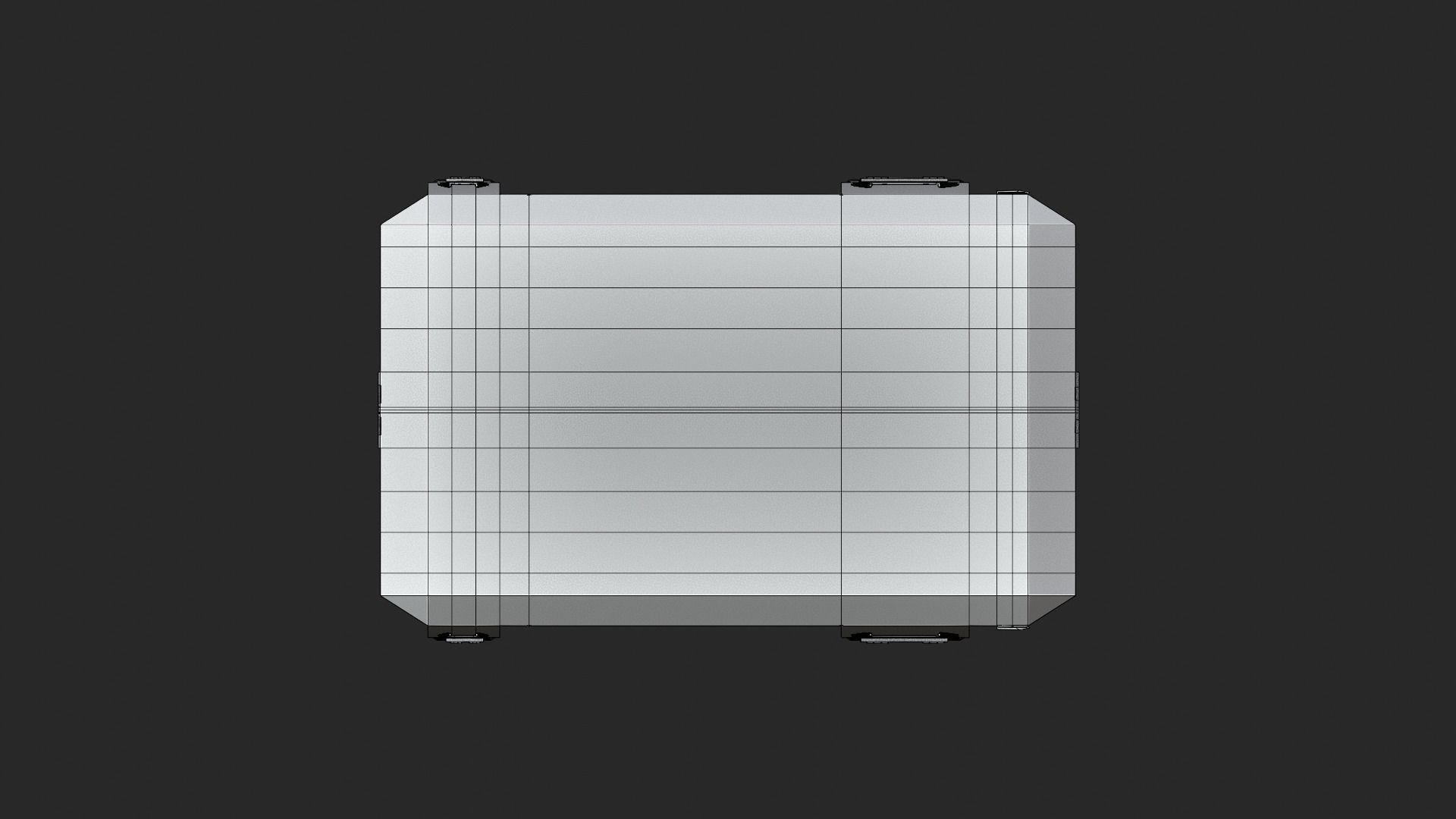 metal silver sci fi cargo box free VR / AR / low-poly 3D model | CGTrader