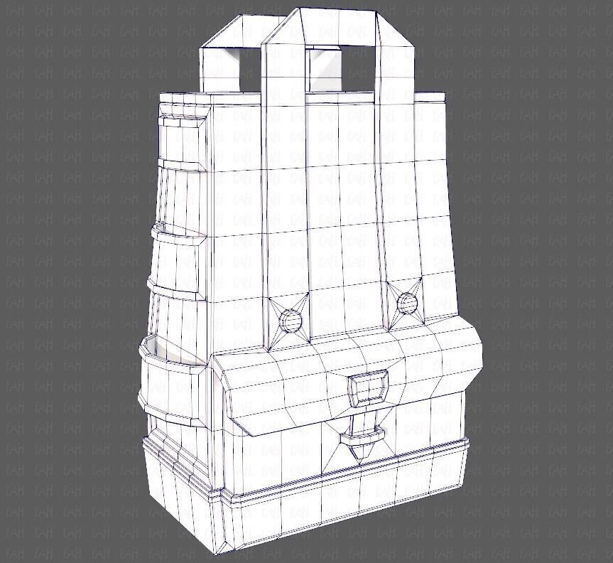 3D model Bag V05 VR / AR / low-poly | CGTrader