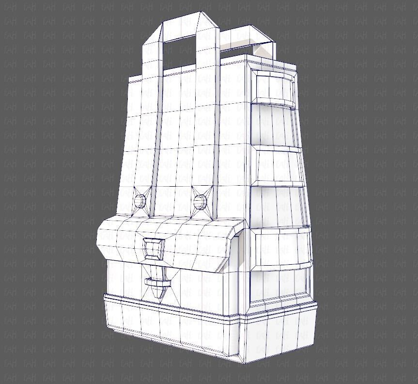 3D model Bag V05 VR / AR / low-poly | CGTrader