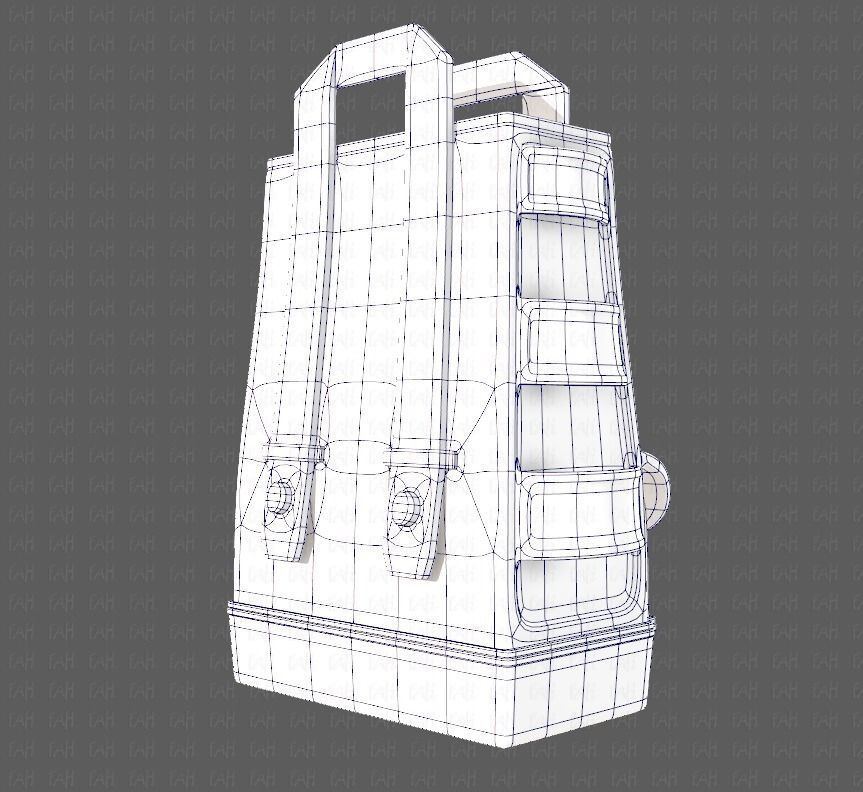 3D model Bag V05 VR / AR / low-poly | CGTrader
