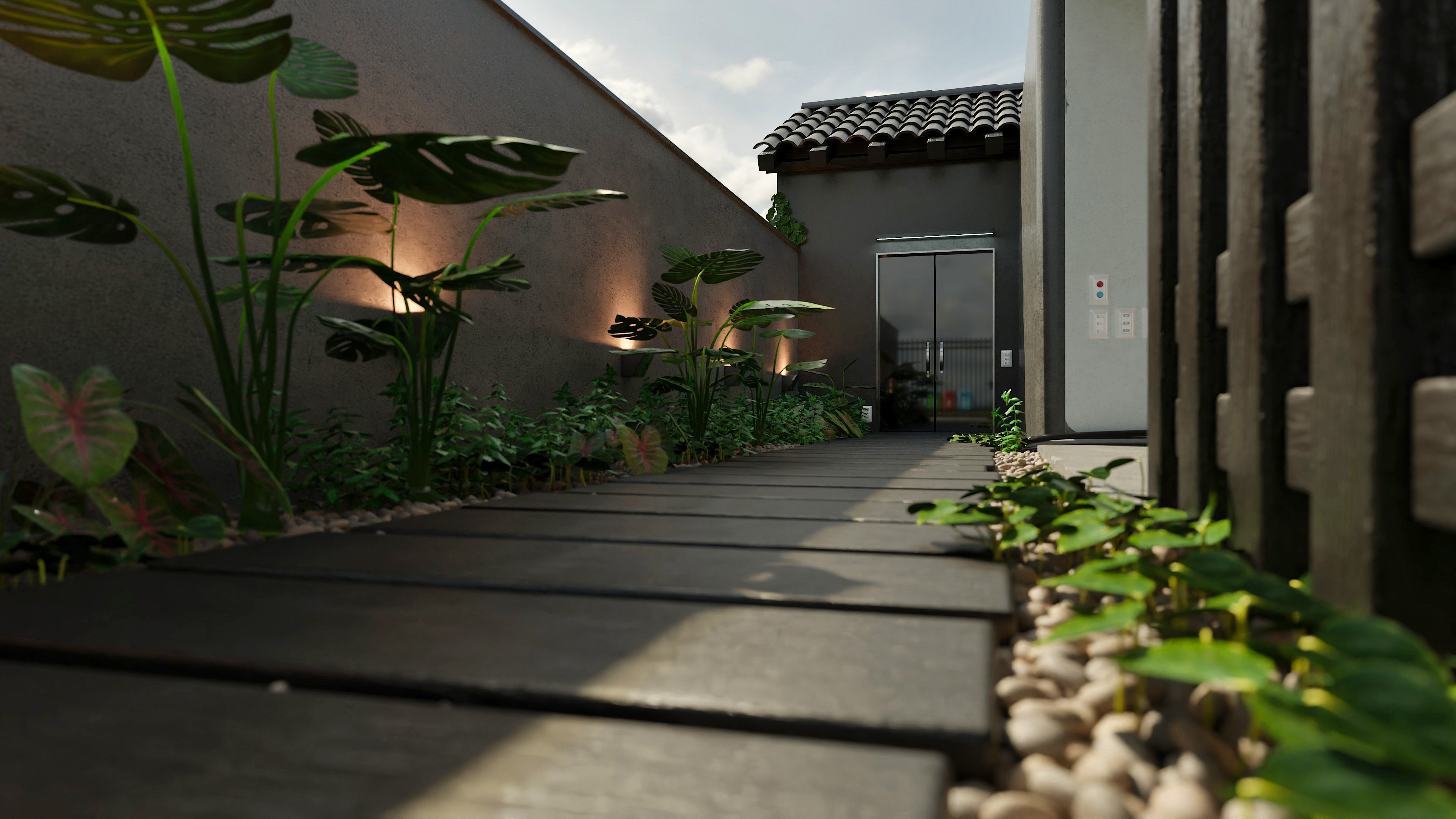 Modern Garage 3D model | CGTrader