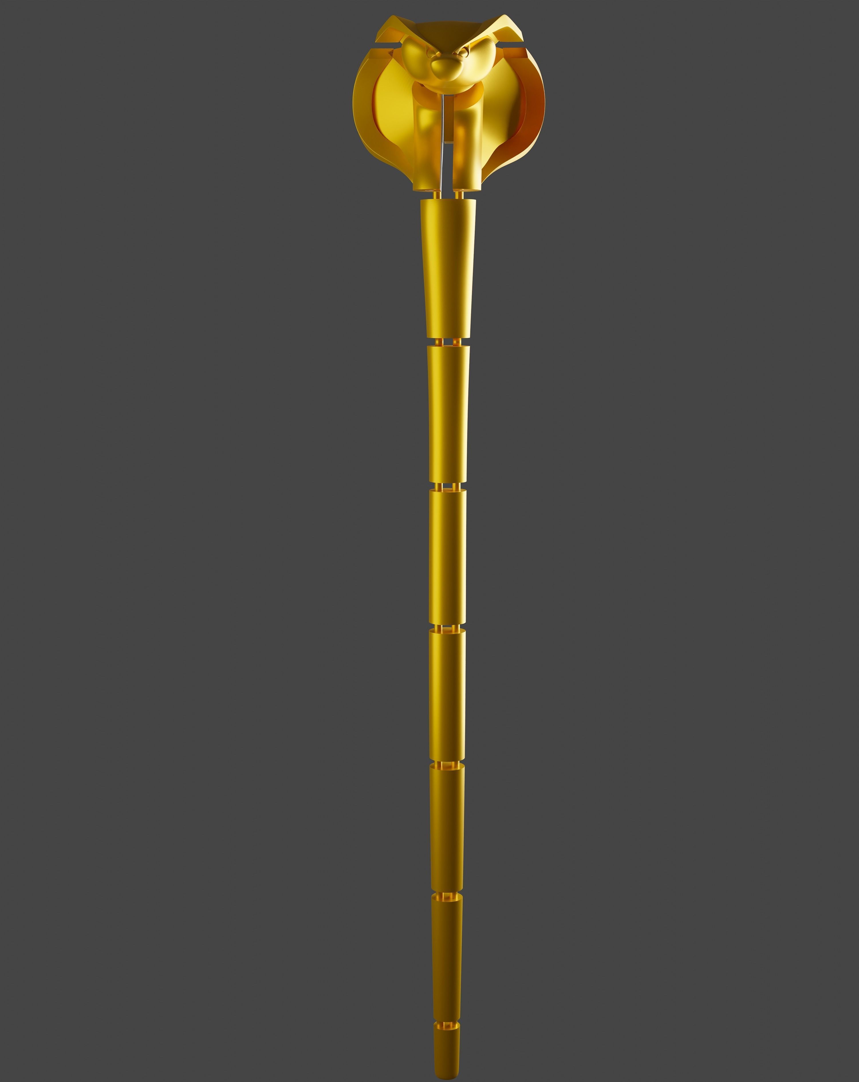 JAFAR STAFF BASTON DE JAFAR 3D model 3D printable | CGTrader