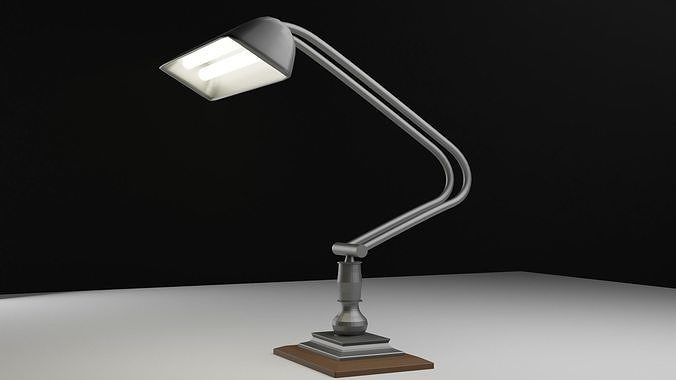 Low Poly Table Lamp 3D model | CGTrader
