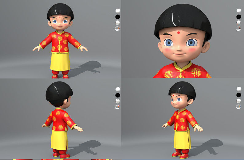 Chinese Fuwa nianwa 3D model | CGTrader