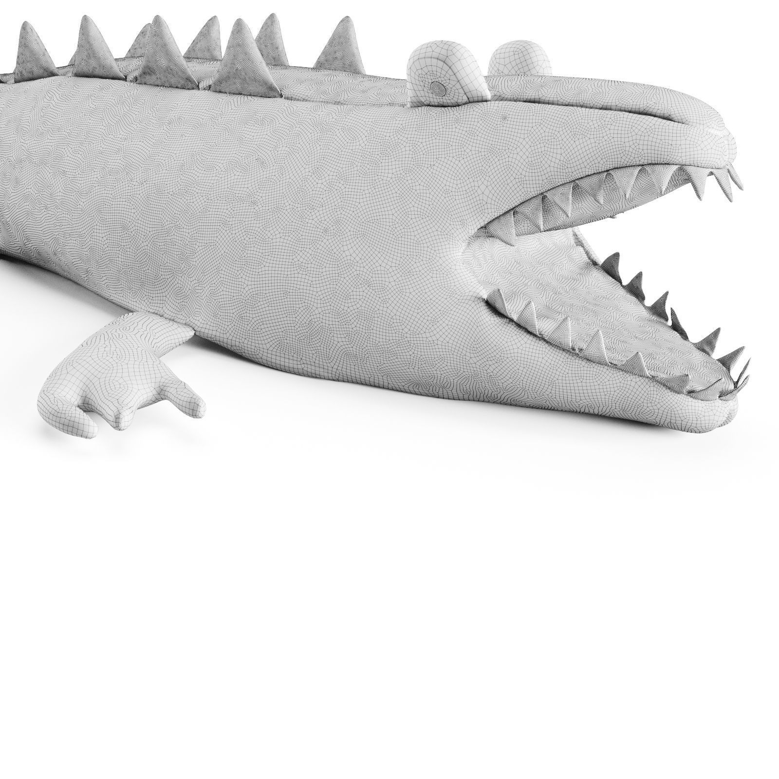 Crocodile Toy From Meri Meri 3D model | CGTrader
