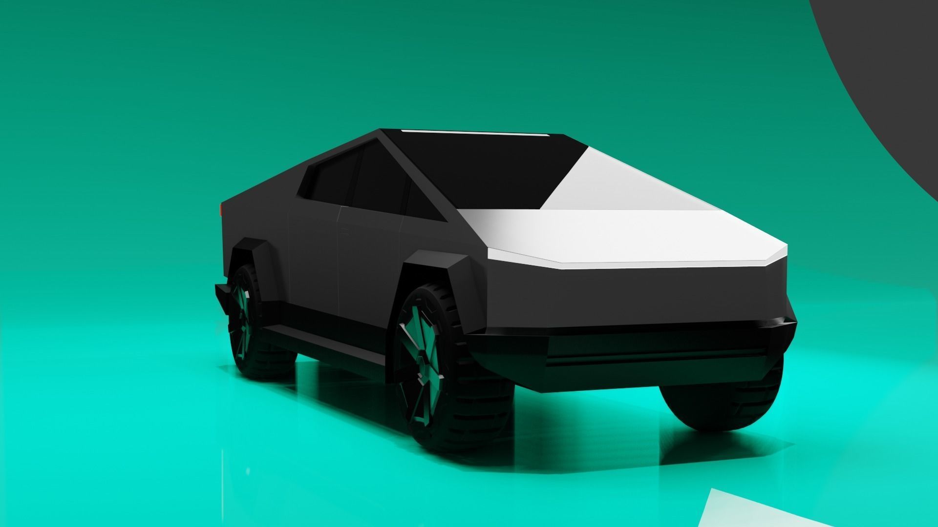 3D model CYBER TRUCK VR / AR / low-poly | CGTrader