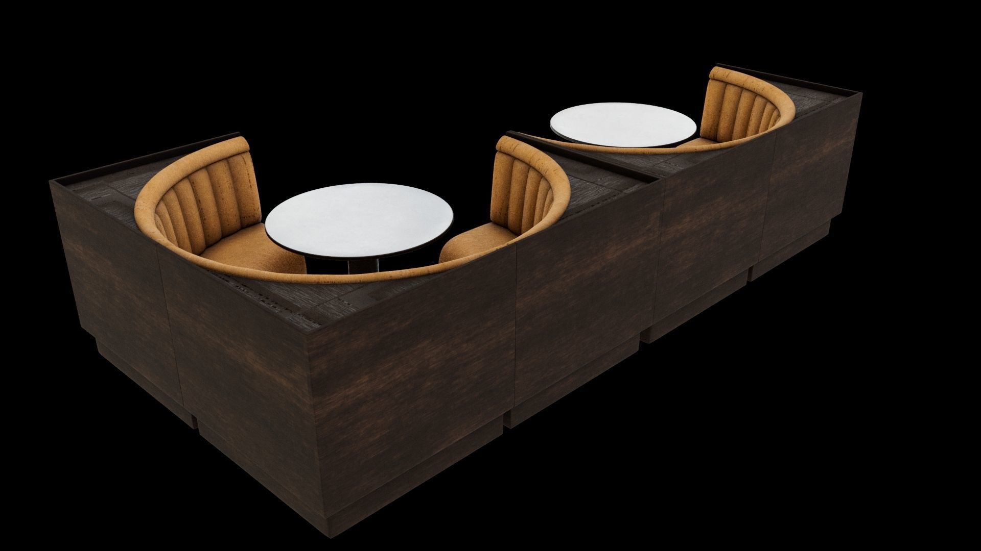 Bar Booths 3D model | CGTrader