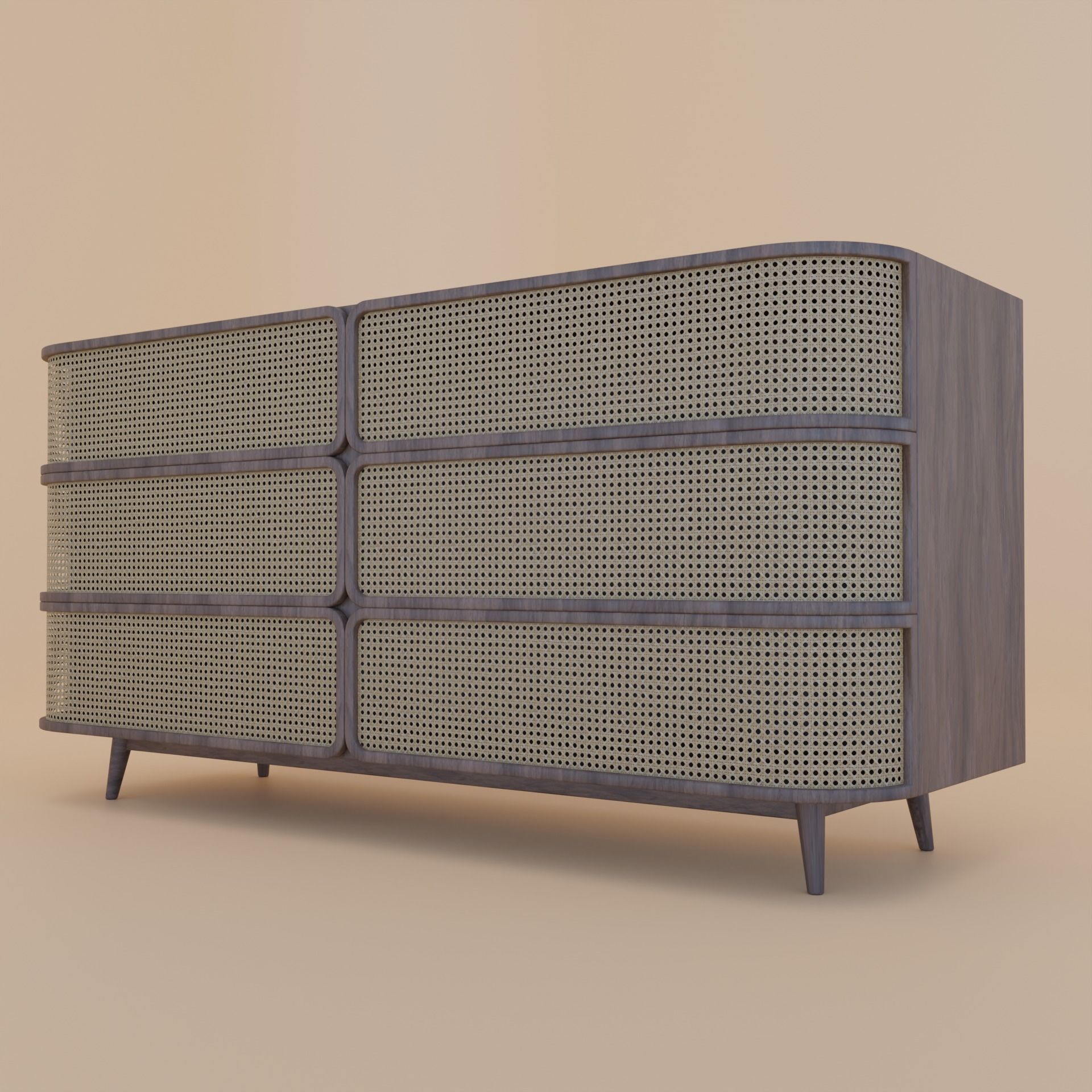 sideboard modern living room with floor lamp and chest of dra... free ...