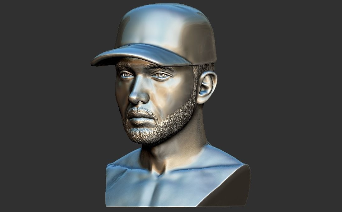 Eminem bust for 3D printing 3D model 3D printable | CGTrader