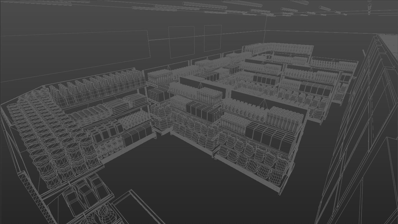 3D model 7 eleven convenience store VR / AR / low-poly | CGTrader