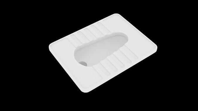 Indian Toilet 3D model | CGTrader