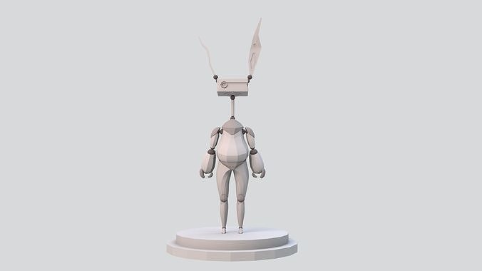 Bunny Bot 3D model | CGTrader