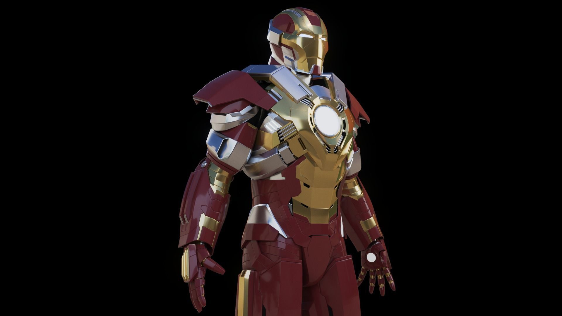Iron Man Mark 17 HeartBreaker 3D model | CGTrader