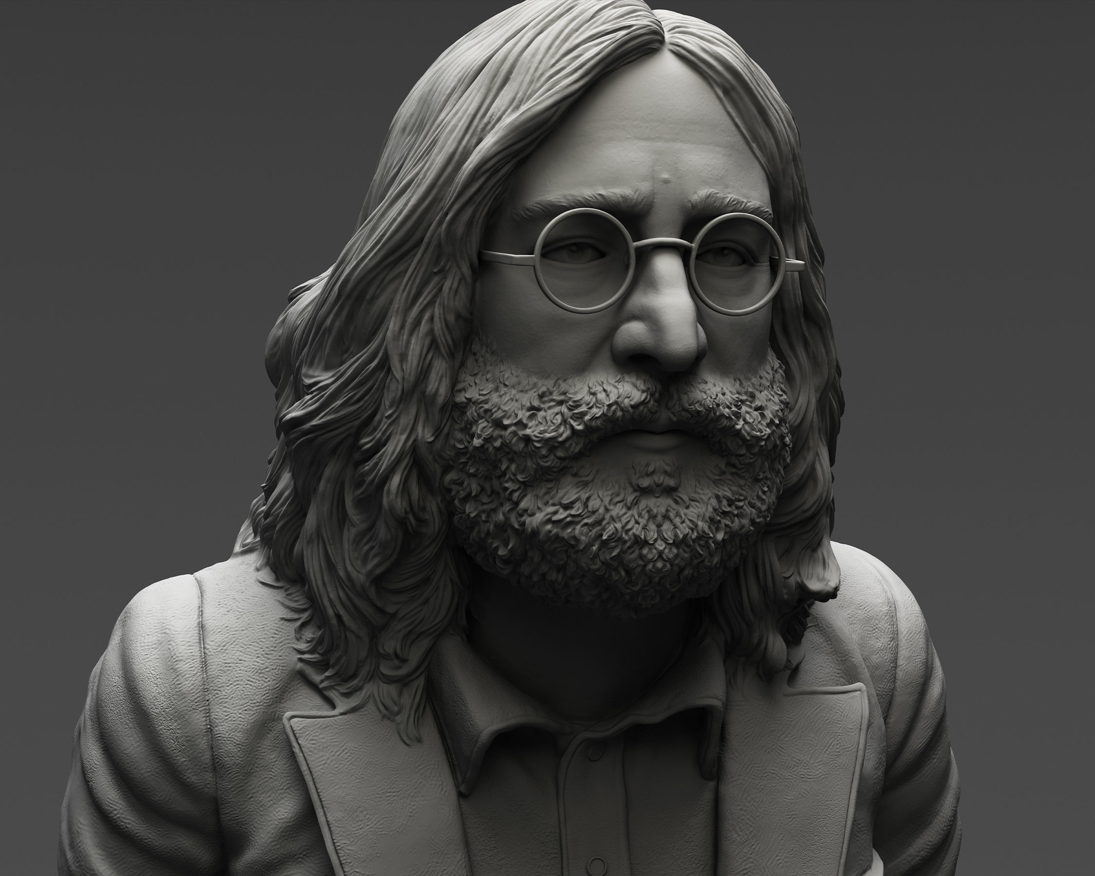 JOHN LENNON 3D print model 3D model 3D printable | CGTrader
