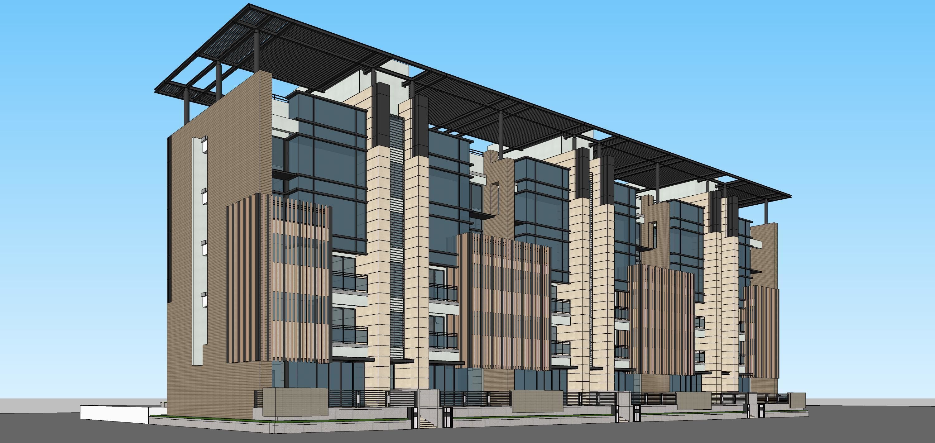 Sketchup Building N3 3D model | CGTrader