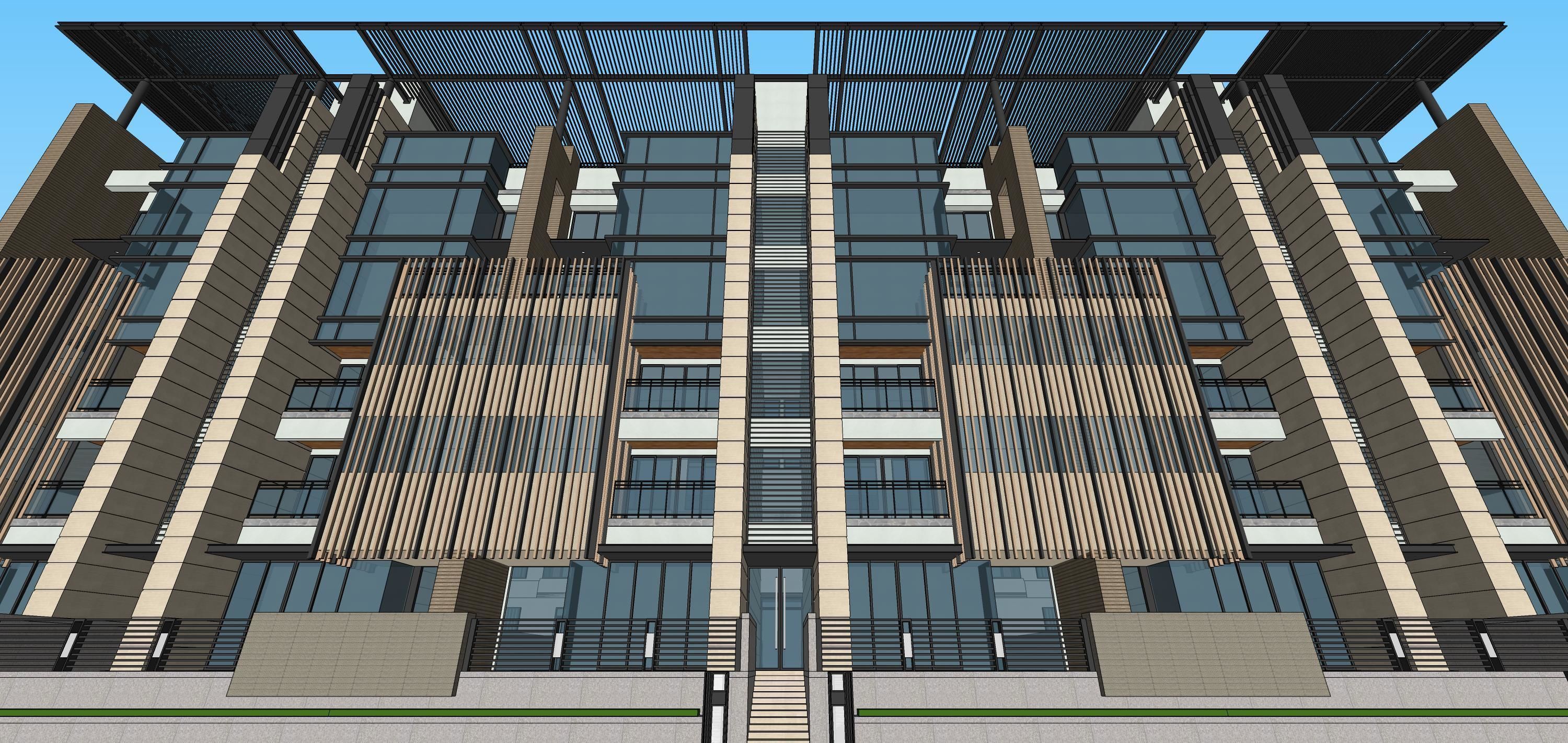 Sketchup Building N3 3D model | CGTrader