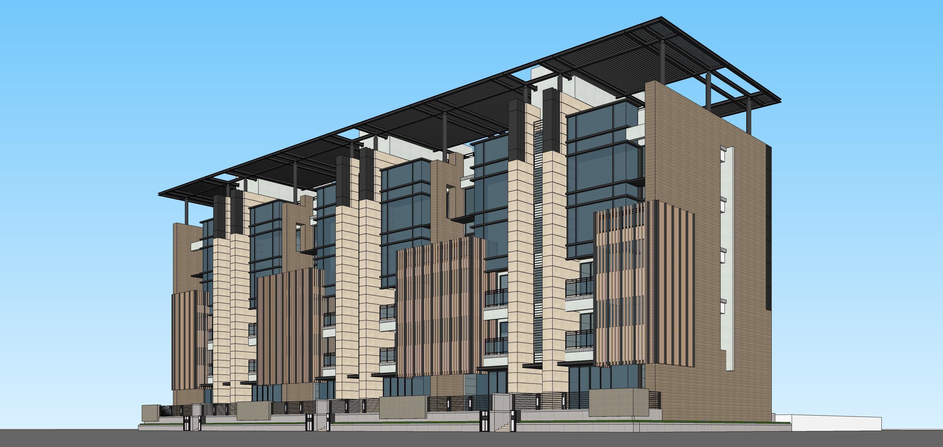 Sketchup Building N3 3D model | CGTrader