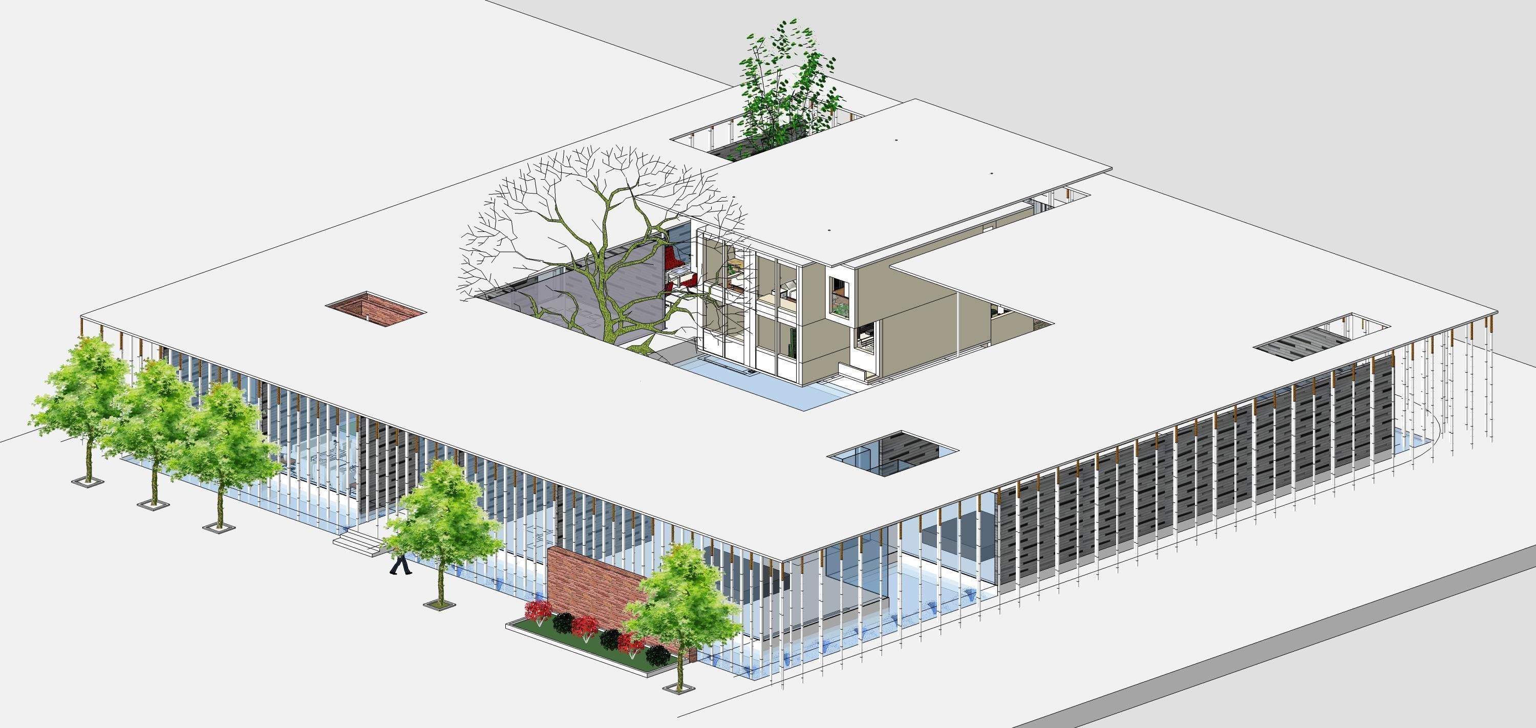 Sketchup Building N4 3D model | CGTrader