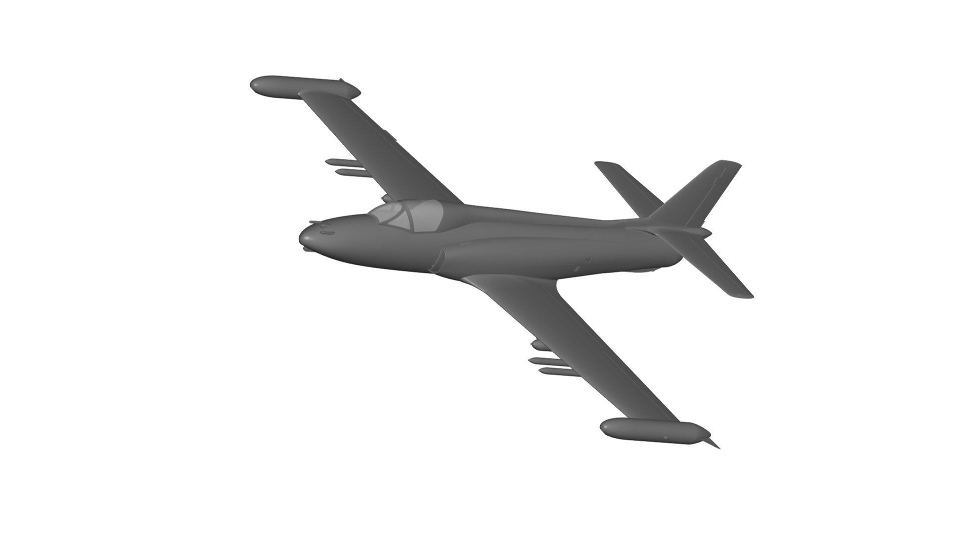 j-21 jastreb 3D model | CGTrader