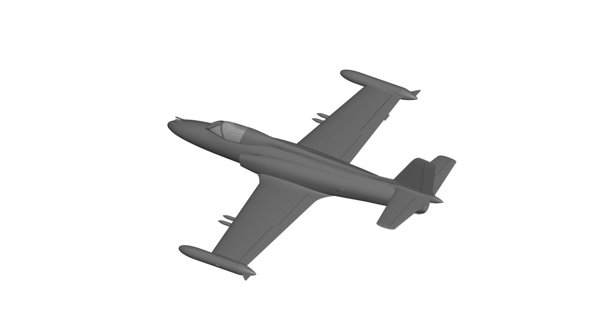 j-21 jastreb 3D model | CGTrader