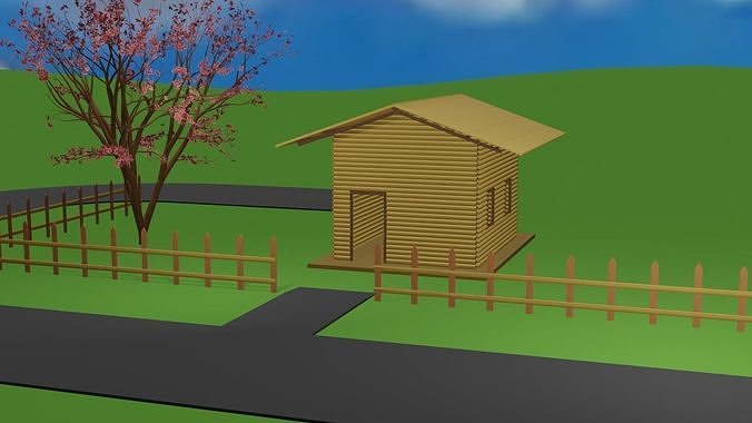 Cartoon Land free VR / AR / low-poly 3D model | CGTrader